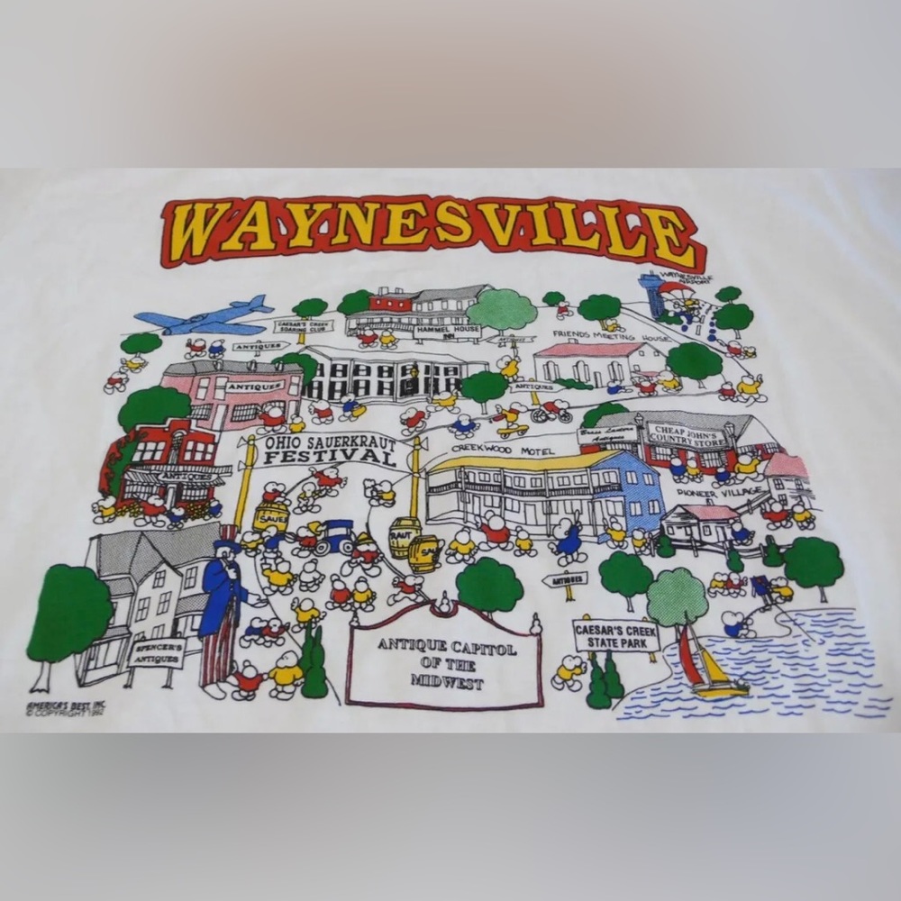 Rare Vtg. Waynesville Ohio Antique Capital Of The Mid… - Gem